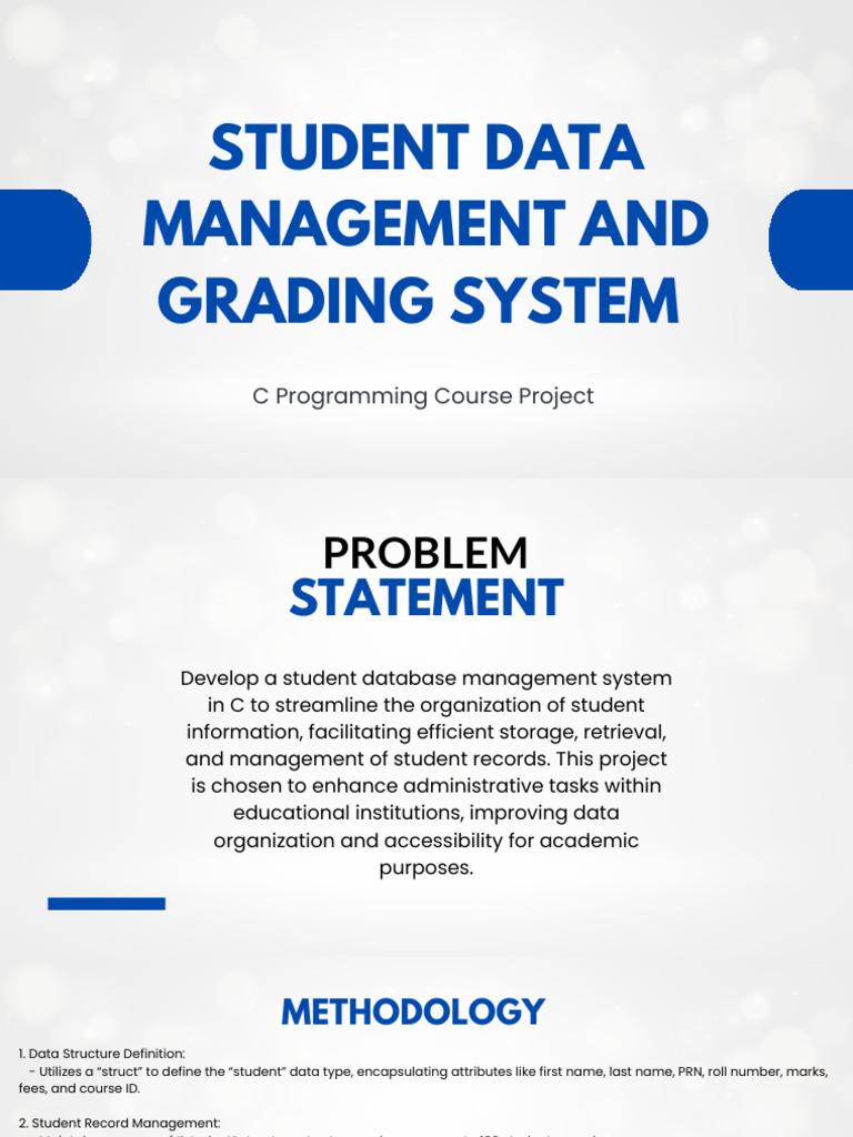 Student Data Management System | PDF | Databases | Information Science