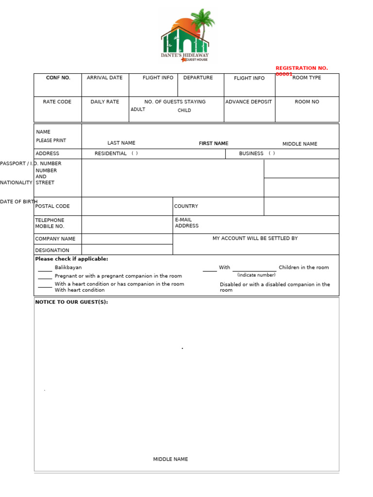 Registration Form | PDF