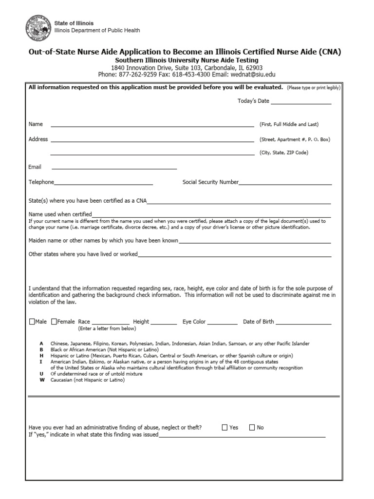 Out of State Nurse Application | PDF | Criminal Record | Race And ...