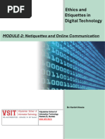 Unit 1 Assignment Netiquette | PDF