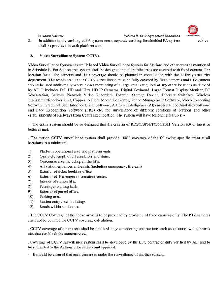 CCTV Specifications | PDF