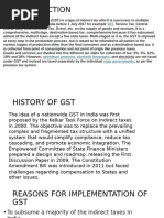 GST and Impact On GDP Project Class XII | PDF | Taxes | Economies