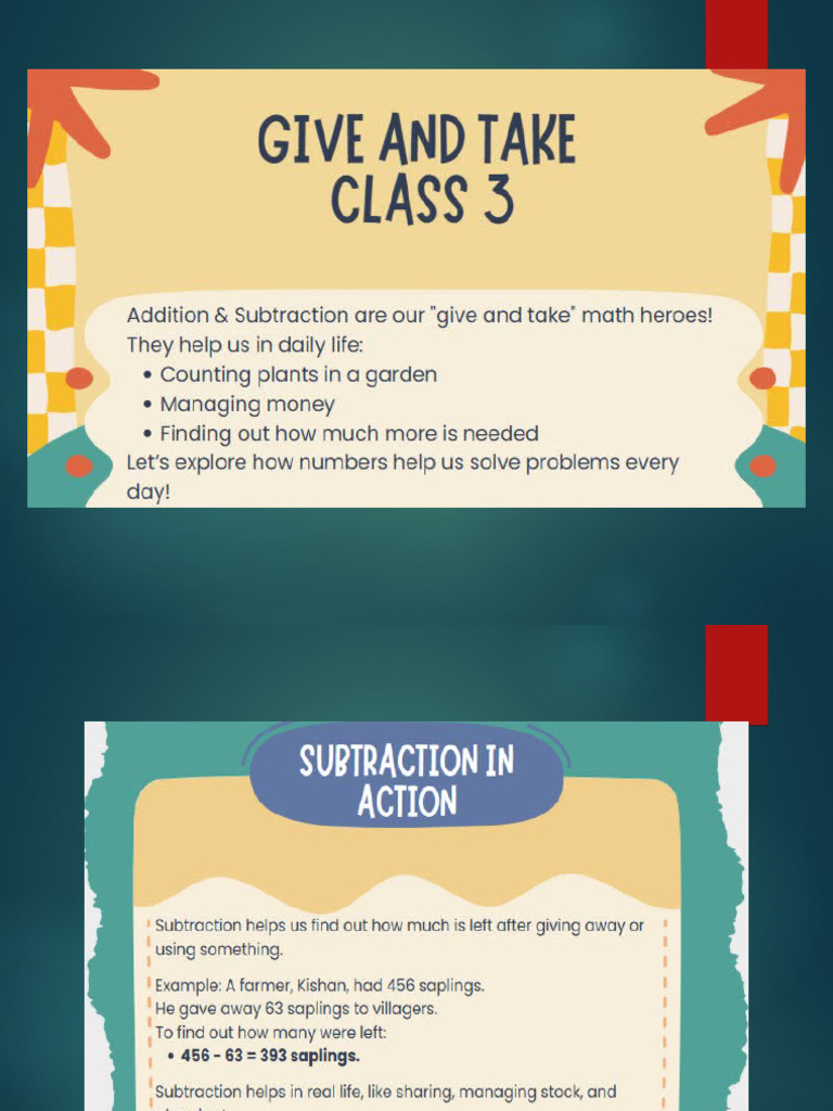 Class 3 PPT Subtraction | PDF