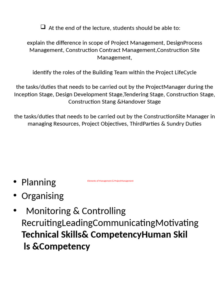 At The End of The Lecture, Students | PDF | Occupational Safety And ...