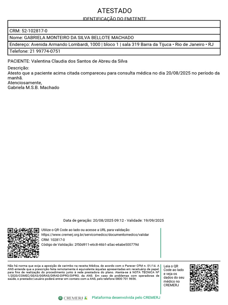 Atestado PDF | PDF