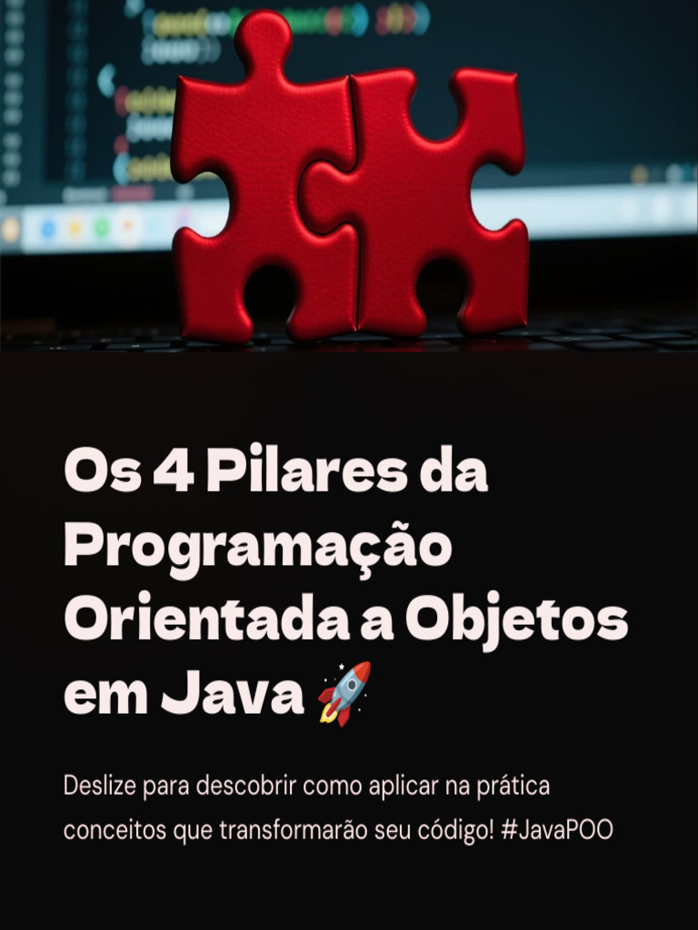 Os 4 Pilares Da Programação Orientada A Objetos em Java ? | PDF ...