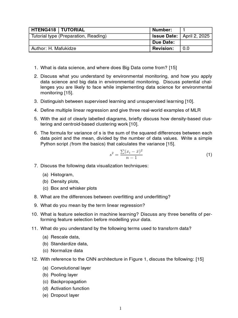 Test - Tut | PDF | Applied Mathematics | Statistical Analysis