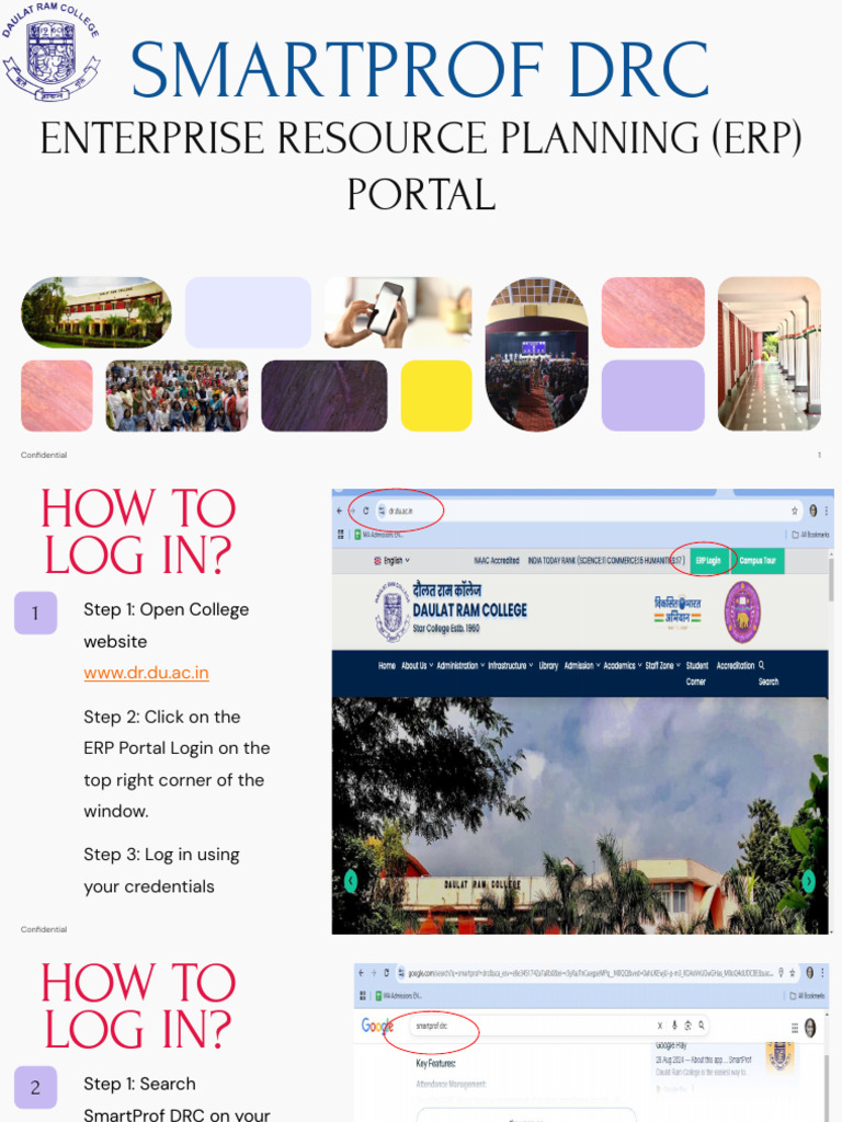 Smartprof DRC Enterprise Resource Planning (Erp) Portal | PDF | Login ...