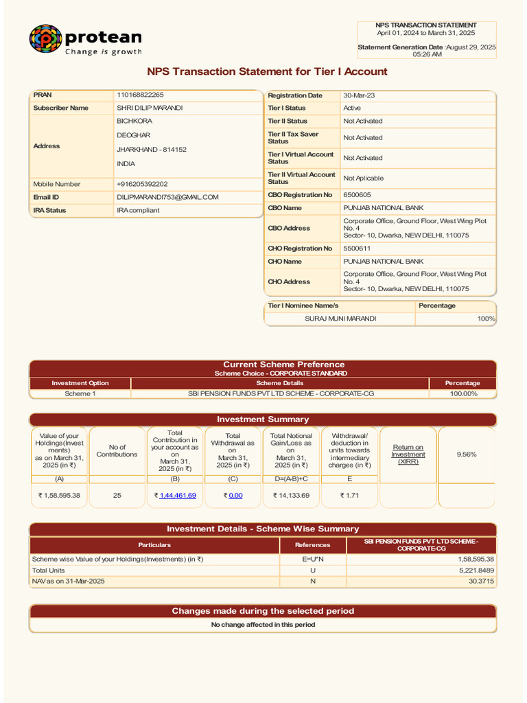 Statement | PDF | Financial Services | Taxes