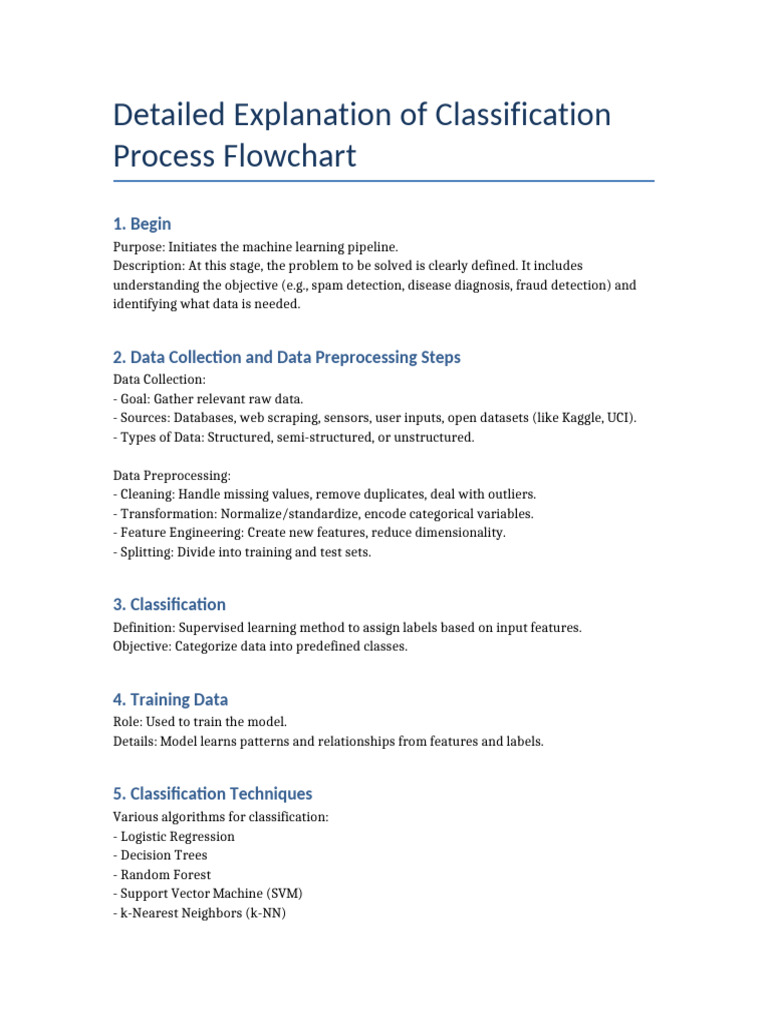 Classification Workflow Updated | PDF | Support Vector Machine ...