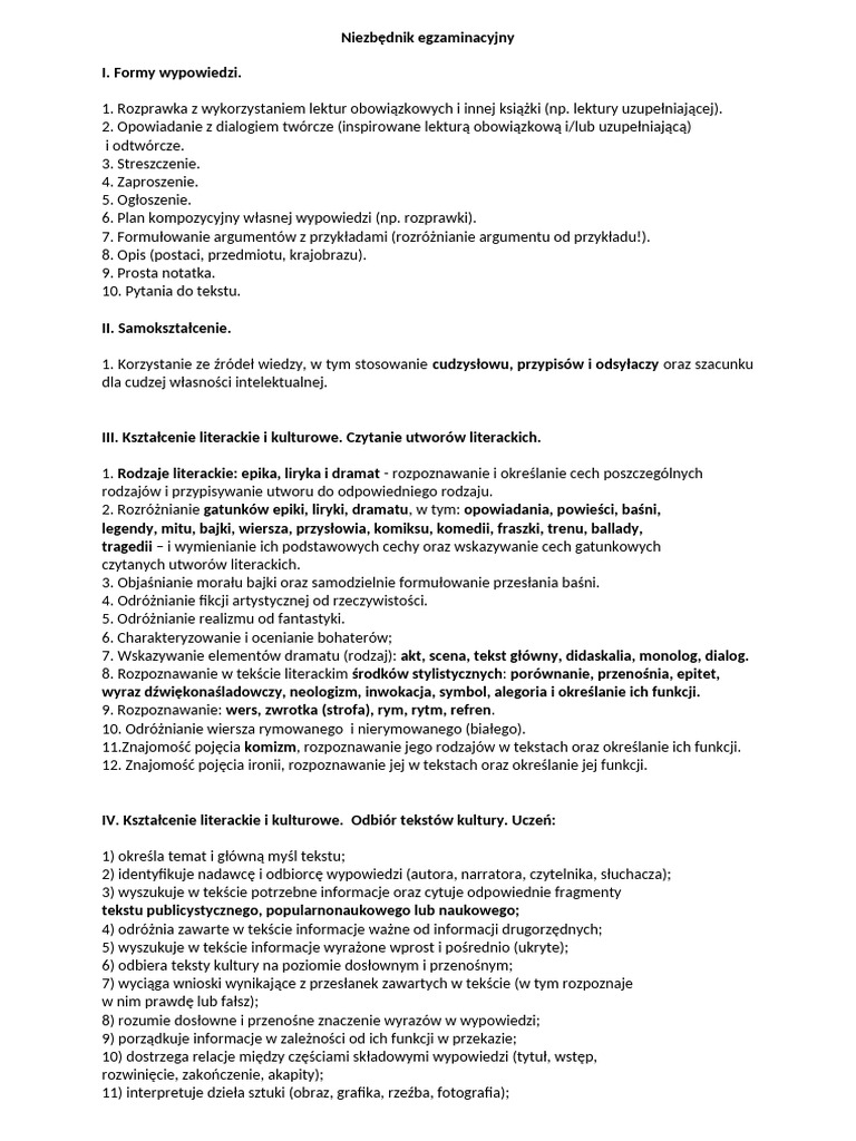 Niezb Dnik Egzaminacyjny Kopia - Docx Filename UTF 8''niezbędnik ...