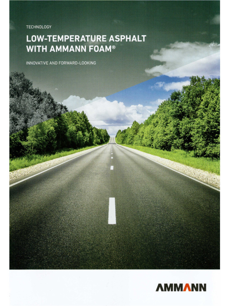 Ammann - Foam - LOW - Temperature ASPHALT INNOVATIVE | PDF