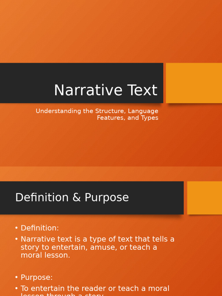 Narrative Text Presentation | PDF