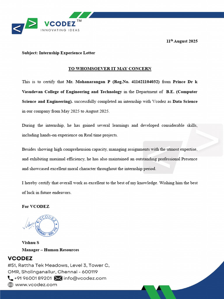 Mr. Mohanarangan - IC | PDF