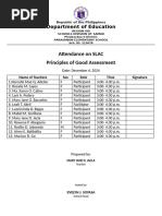 Lac Session Attendance Sheet | PDF