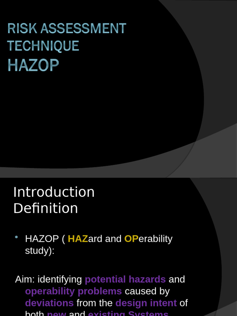 Hazop 1 | PDF