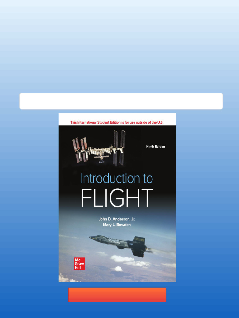 Introduction To Flight, 9e ISE John D. Anderson Jr. PDF Version | PDF ...