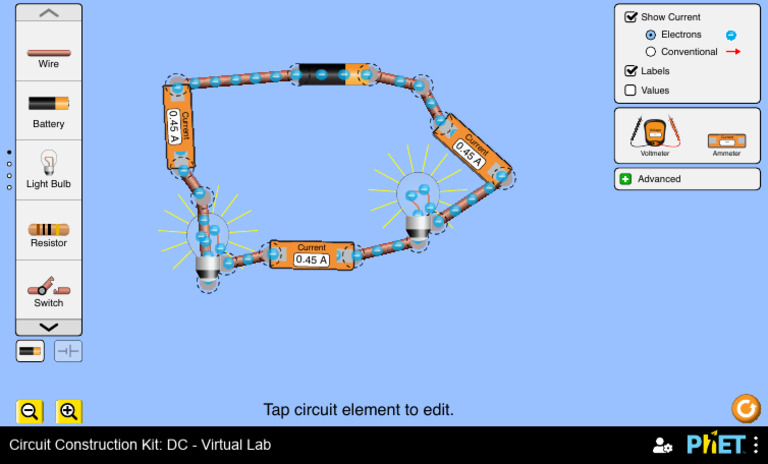 Circuit Construction Kit DC - Virtual Lab 2 | PDF