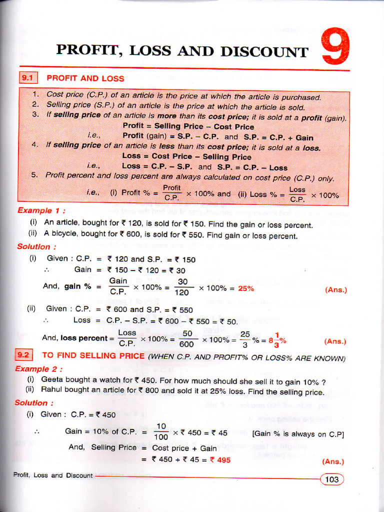 Class 7 Chapter 9 Mathematics | PDF