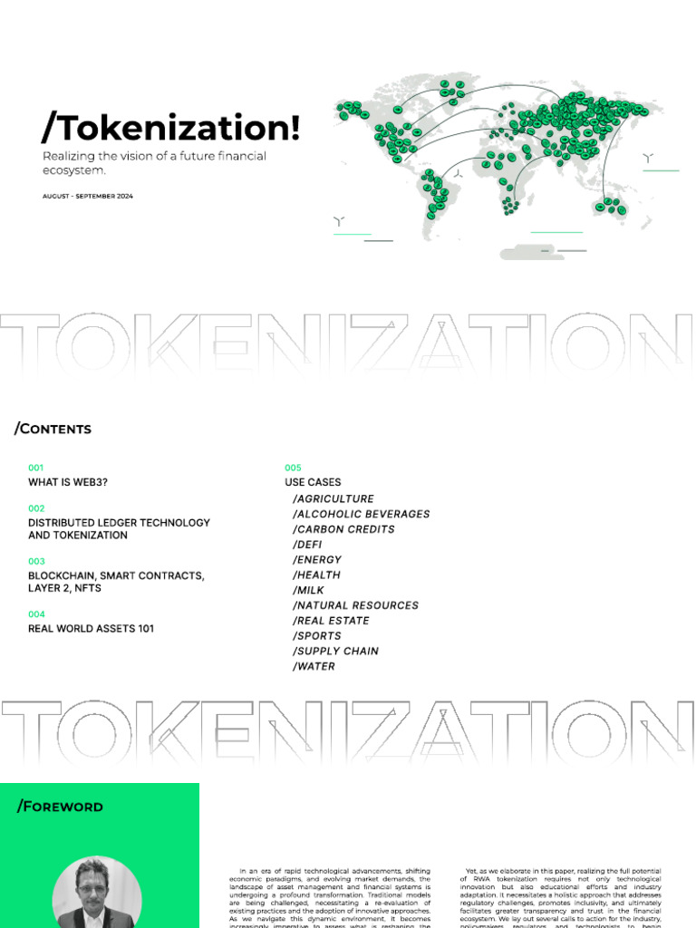 Tokenization Future Financial Ecosystem 1723941779 | PDF | Cryptocurrency | Bitcoin