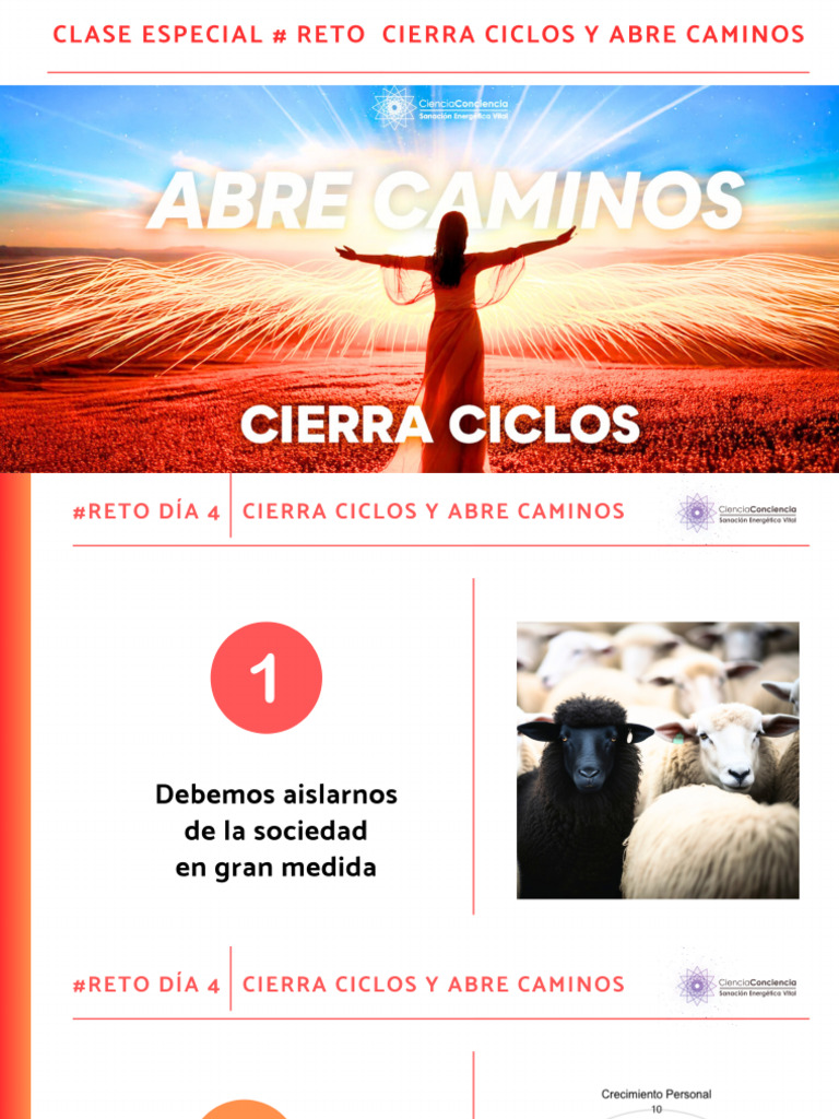 Clase Especial Club Cierra Ciclos y Abre Caminos RETO | PDF