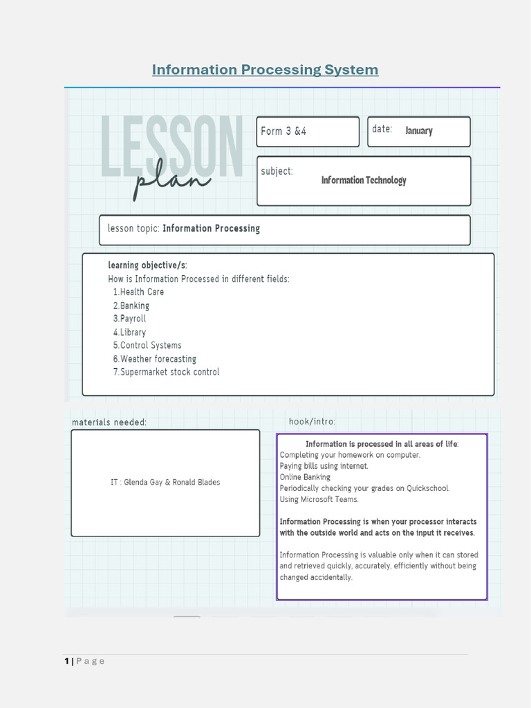 Information Processing Systems Overview | PDF | Point Of Sale | Weather ...