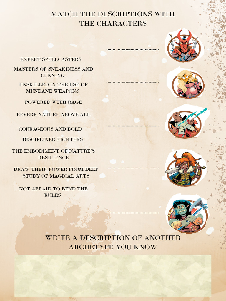 DND - Vocabulary and Phrases | PDF