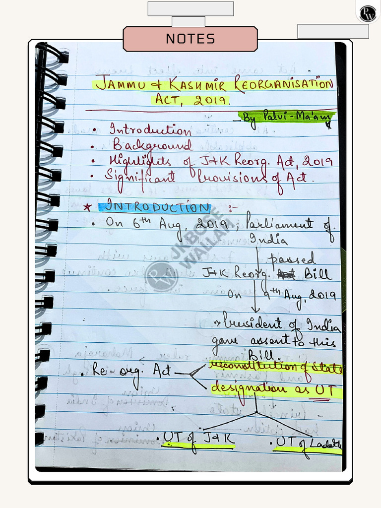 Addendum: Handwritten Notes - (Only PDF | PDF