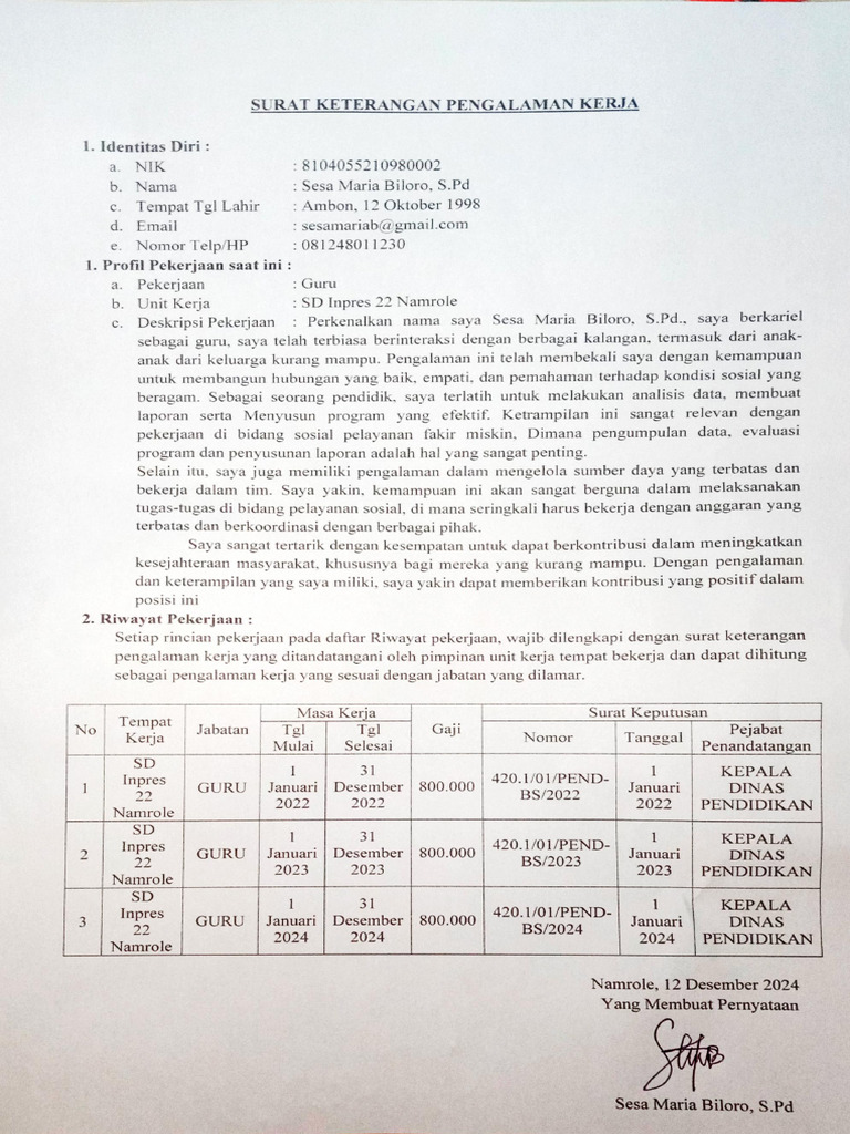 Pengalaman Eca | PDF