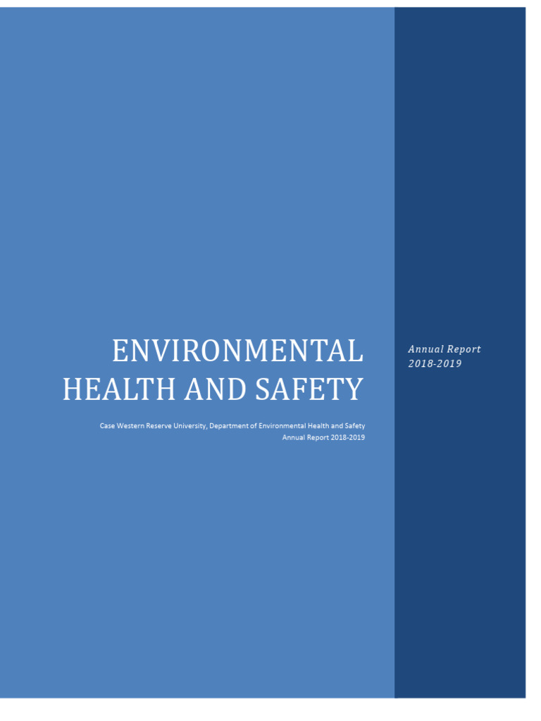 CWRU EHS Annual Report 2018-2019 | PDF | Occupational Safety And Health ...
