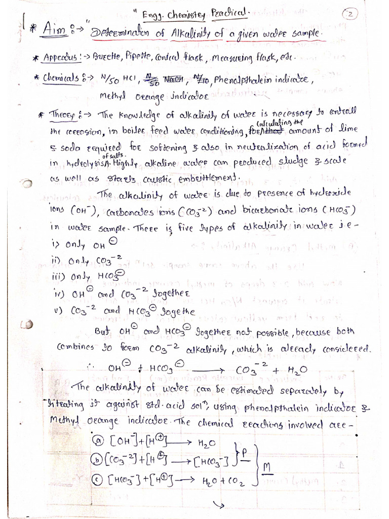 Chemistry 2nd Practical - 20-05-22 | PDF