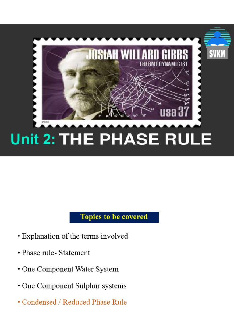 2.Dr - MRS-Phase Rule | PDF | Phase (Matter) | Phase Diagram