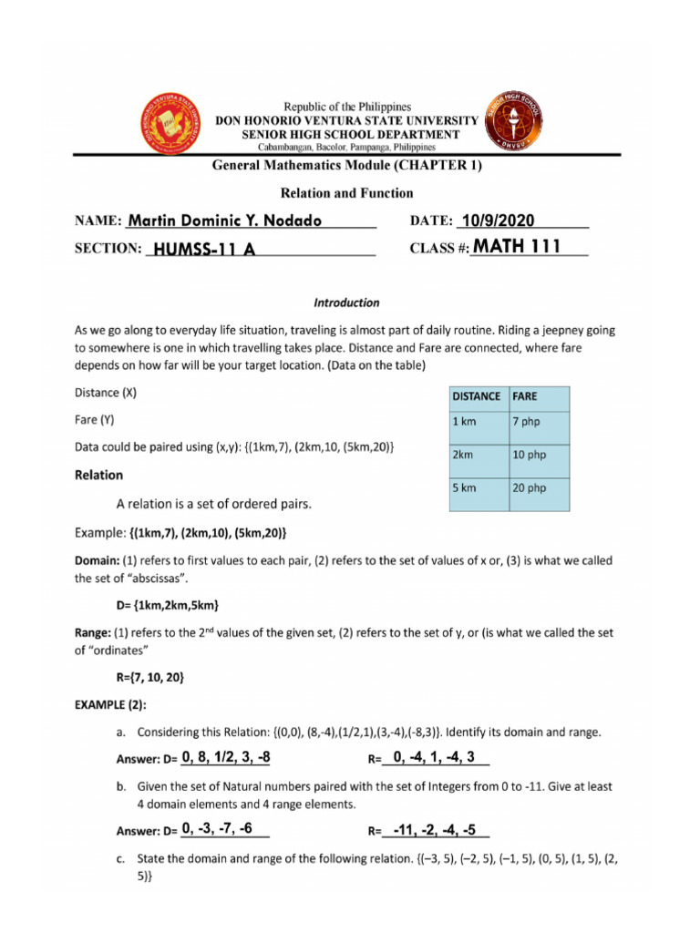 Pre Test | PDF