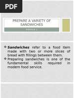 Essential Ingredients for Sandwiches | PDF | Sandwich | Breads