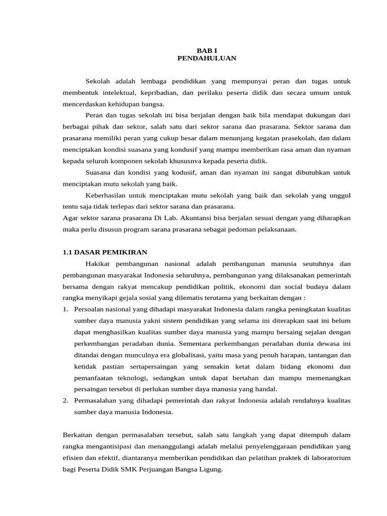 Program Kerja Lab Akuntansi SMP 2023 | PDF