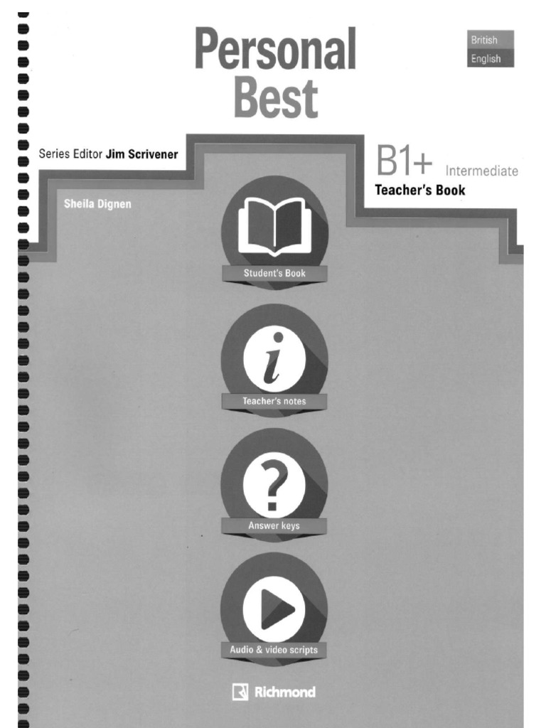 Personal-Best-B1-Teachers-Book Compressed 0 13 | PDF