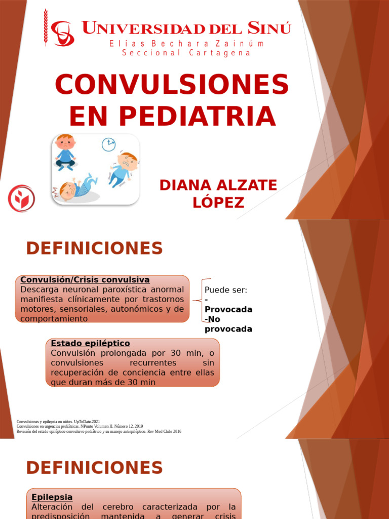 Convulsiones en Pediatría: Definición y Manejo | PDF | Epilepsia ...