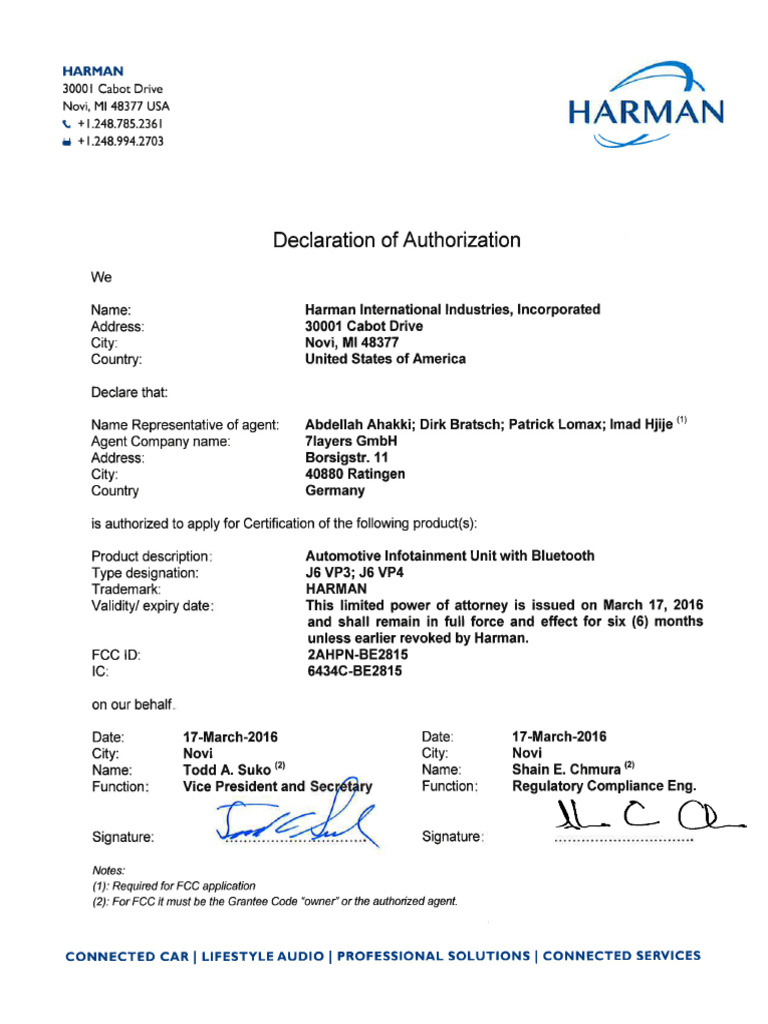 Authorization Letter 2955325 | PDF