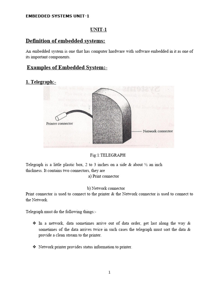 Overview of Embedded Systems and Examples | PDF | Microcontroller ...
