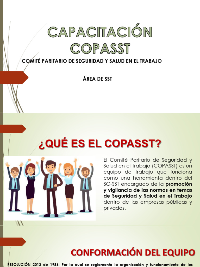 Guía sobre el COPASST en Empresas | PDF | Seguridad y salud ocupacional