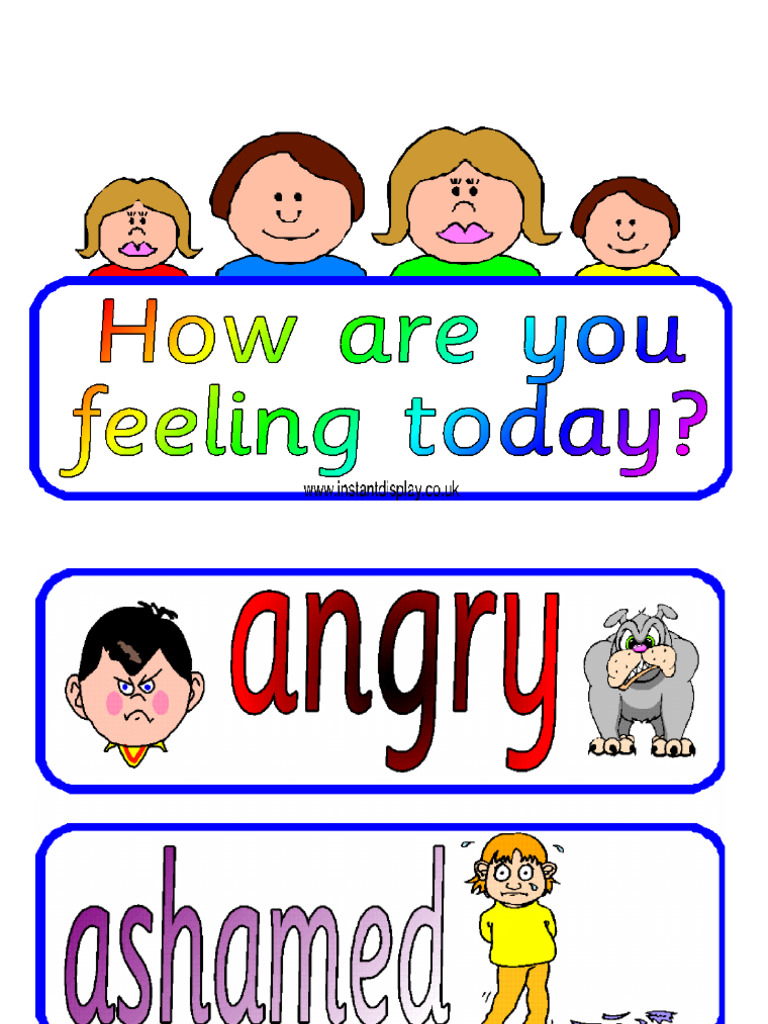 How Do You Feel Poster Set | PDF