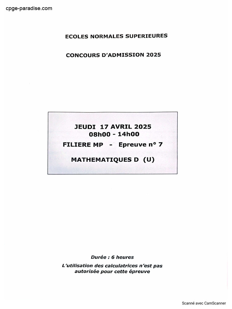 Math D2025 Pdf