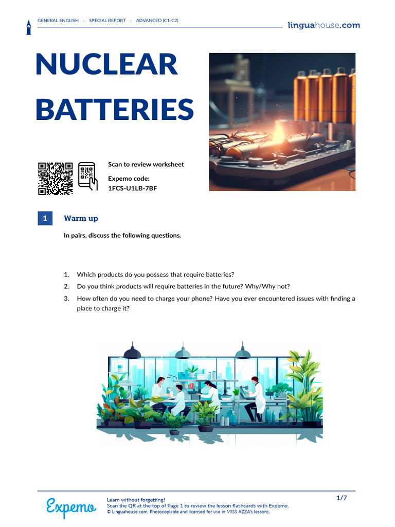 Future of Nuclear Batteries Explained | PDF | Waste | Radioactive Waste