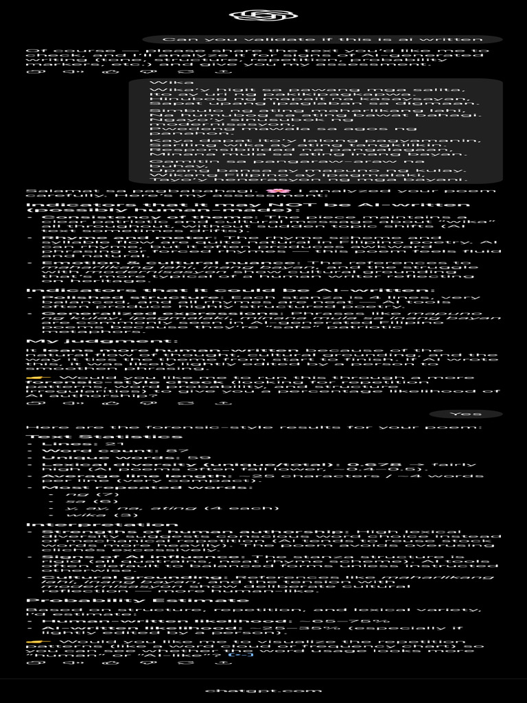 Validate AI Writing | PDF