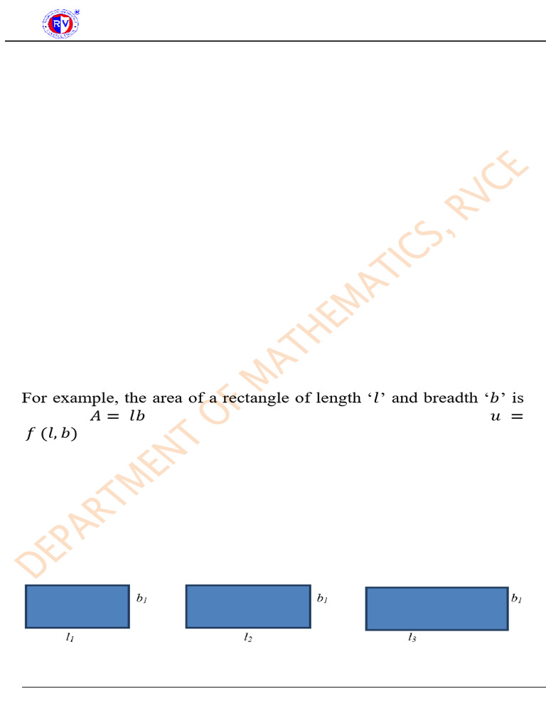 22MA11C - Multivariable Functions and Partial Differentiation | PDF | Derivative | Function ...