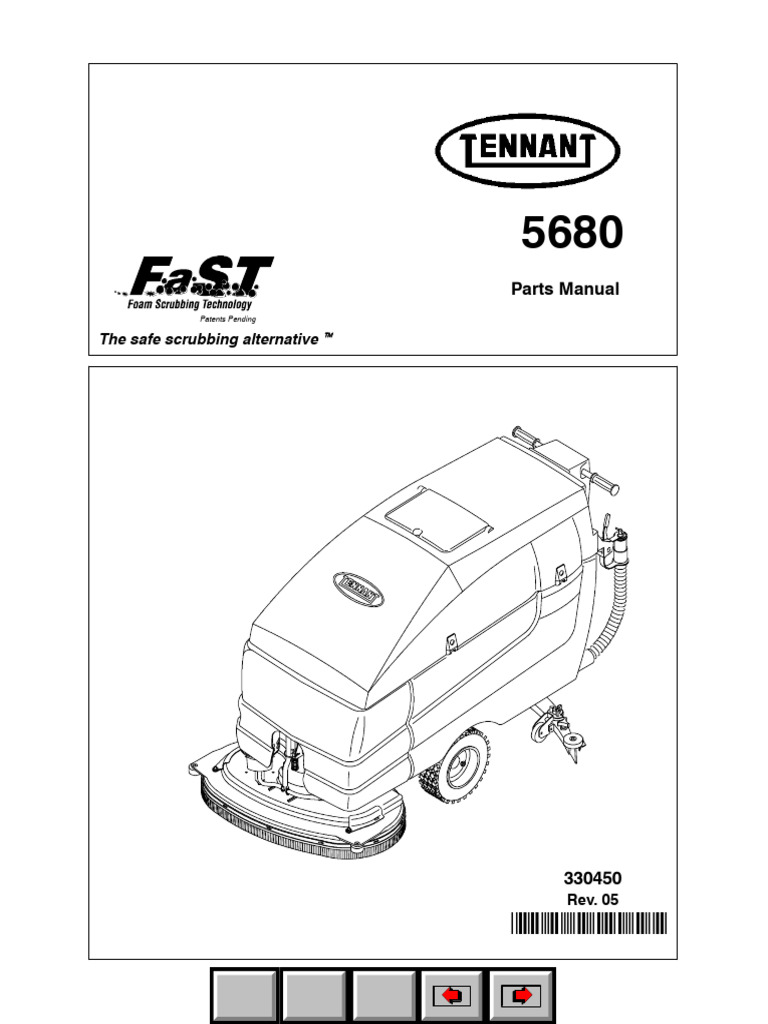 Tennant 5680 Parts Manual | PDF | Screw