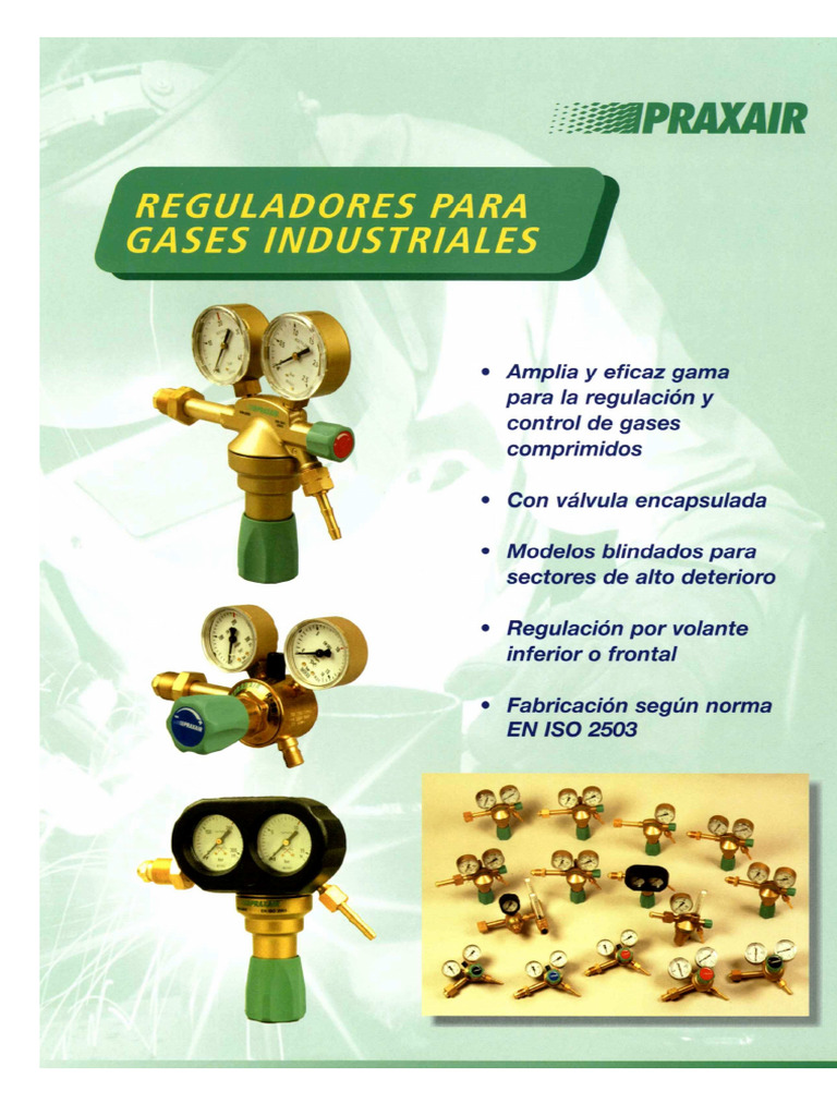 Catalogo Reguladores Gases Industriales Praxair | PDF