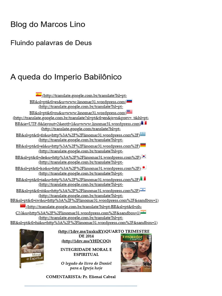 A Queda do Império Babilônico | PDF | Daniel (personagem Bíblica ...