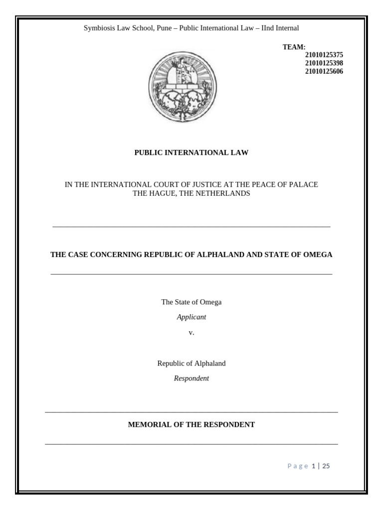 Public International Law | PDF | International Humanitarian Law ...