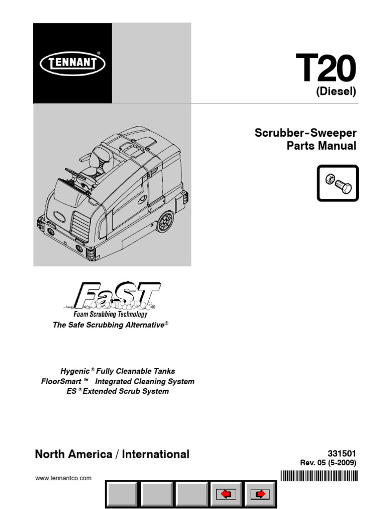 Tennant t20 Manual de Partes II | PDF | Engines
